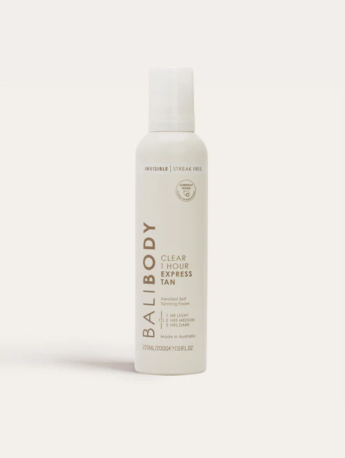 BALI BODY MOUSSE CLEAR 1 HOUR EXPRESS TAN 225ML – DynamiteStorepy